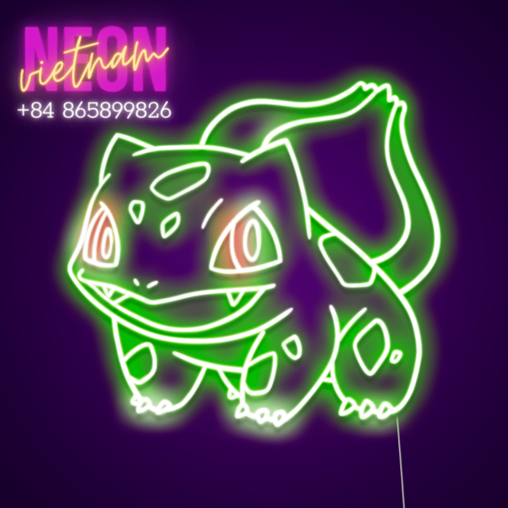 Fushigidane Pokemon Led Neon Sign - Neon Viet Nam