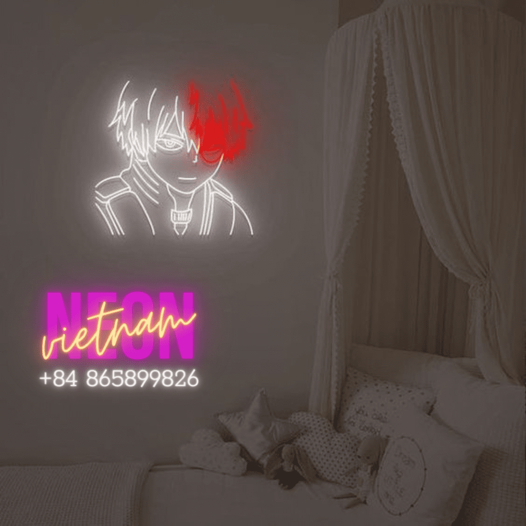 Shoto Todoroki My Hero Academia Led Neon Sign - Neon Viet Nam