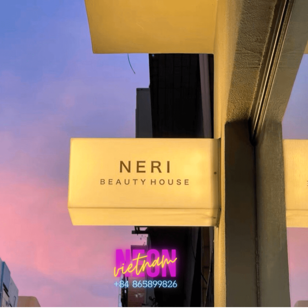 Neri Beauty House Frameless Light Box Sign - Neon Viet Nam