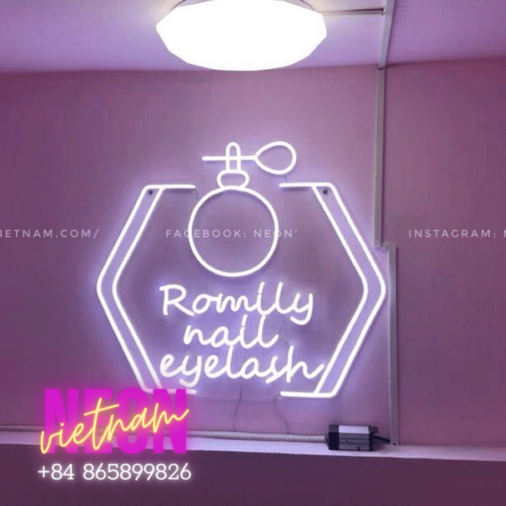 Romily Nail Eyelash Led Neon Sign - Neon Viet Nam