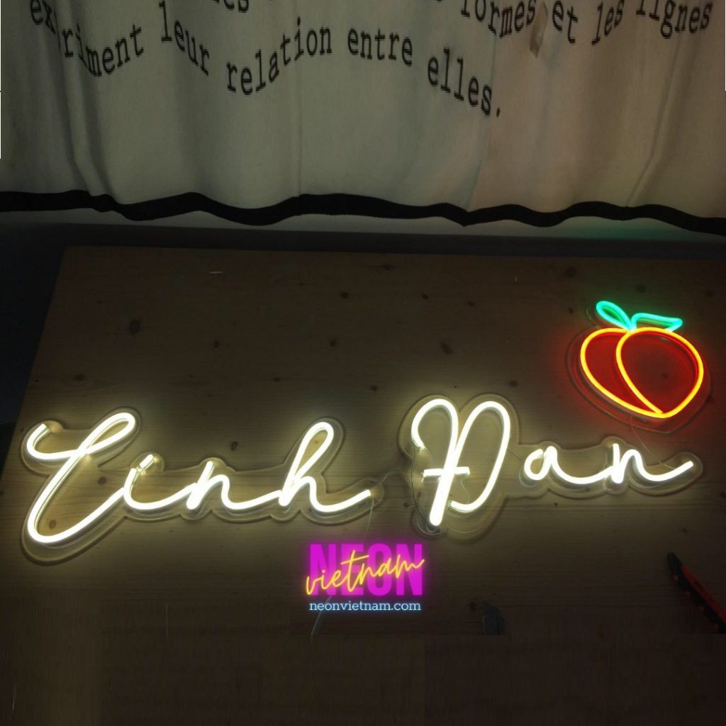 Linh Đan Peachy Led Neon Sign - Neon Viet Nam
