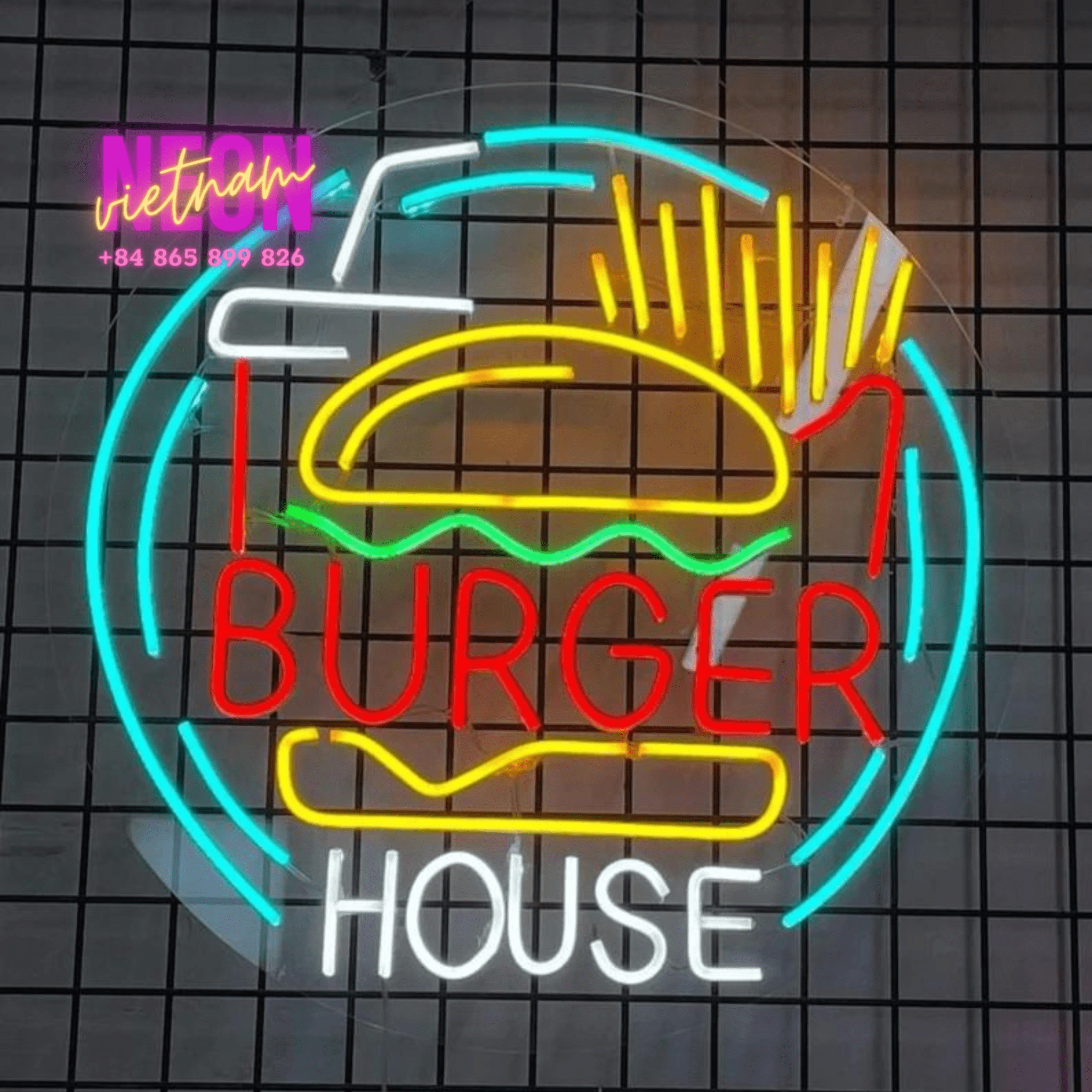Burger House Led Neon Sign - Neon Viet Nam