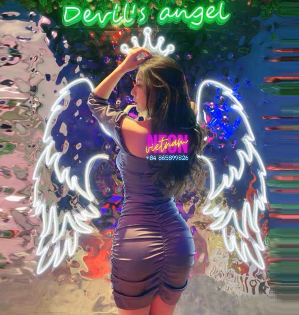 Devil's Angel Wing Led Neon Sign - Neon Viet Nam