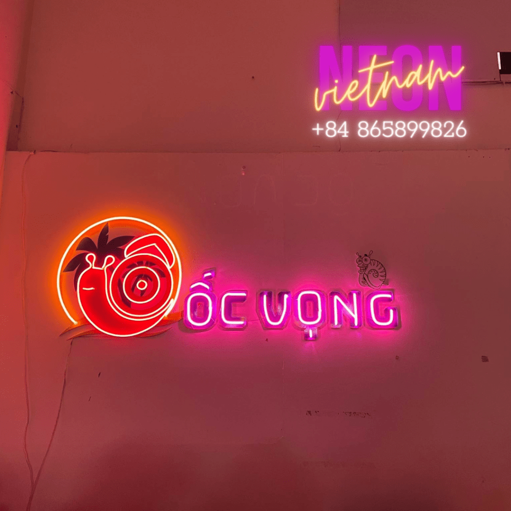 Om Nom Nom Led Neon Sign - Neon Viet Nam