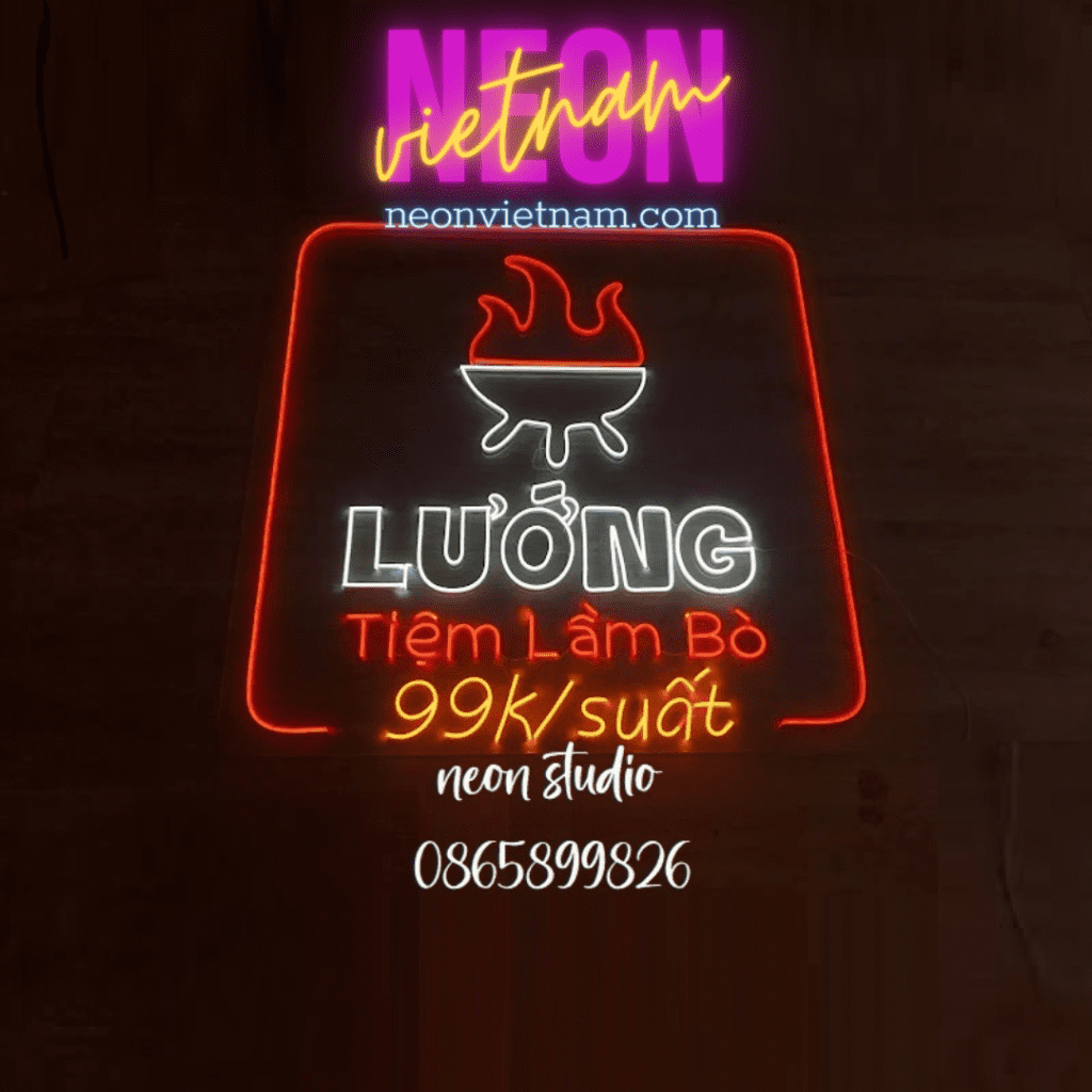 Quán Nướng BBQ 99k Led Neon Sign - Neon Viet Nam