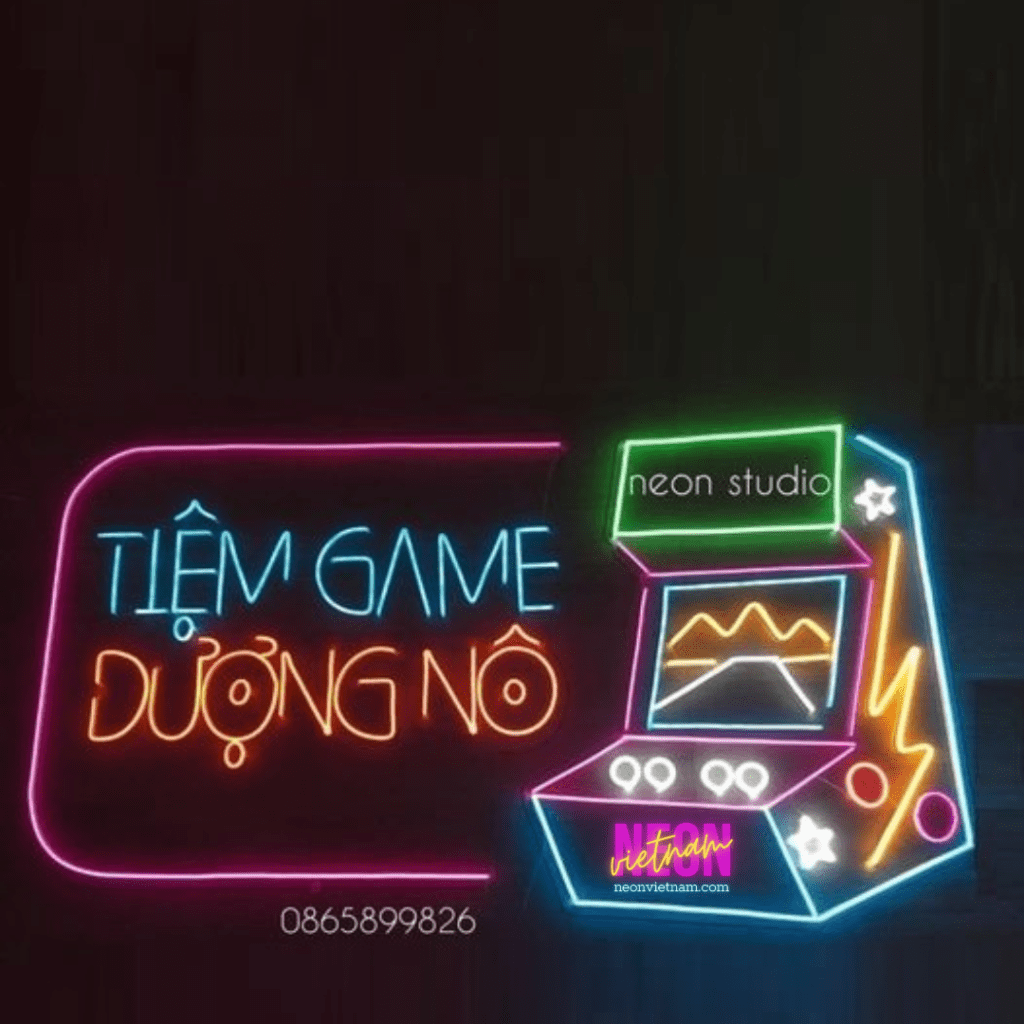 Uncle No Game Shop Led Neon Sign - Neon Viet Nam